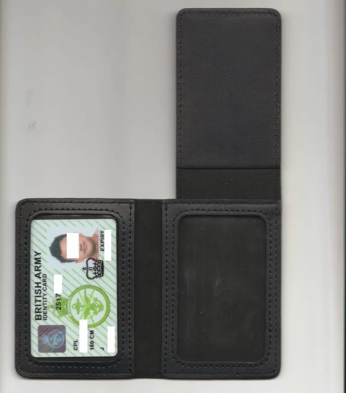 The Parachute Regiment MOD90 British Army ID Card Holder - Leather