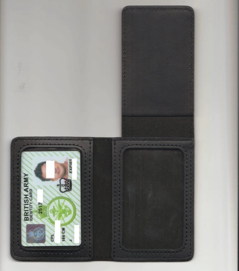 Royal Marines Commando MOD90 ID Card Holder - Leather Wallet