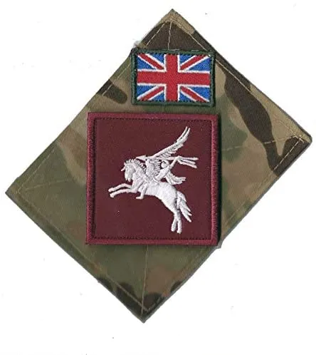 16 Air Assault Brigade TRF - Hook style with Sew on patch - Maroon Red