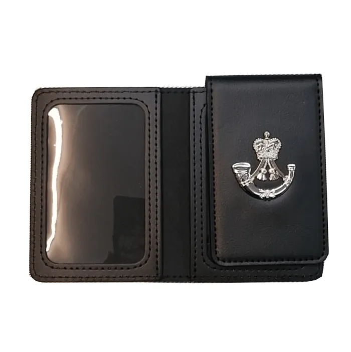 The Rifles Regiment MOD90 British Army ID Card Holder - Leather