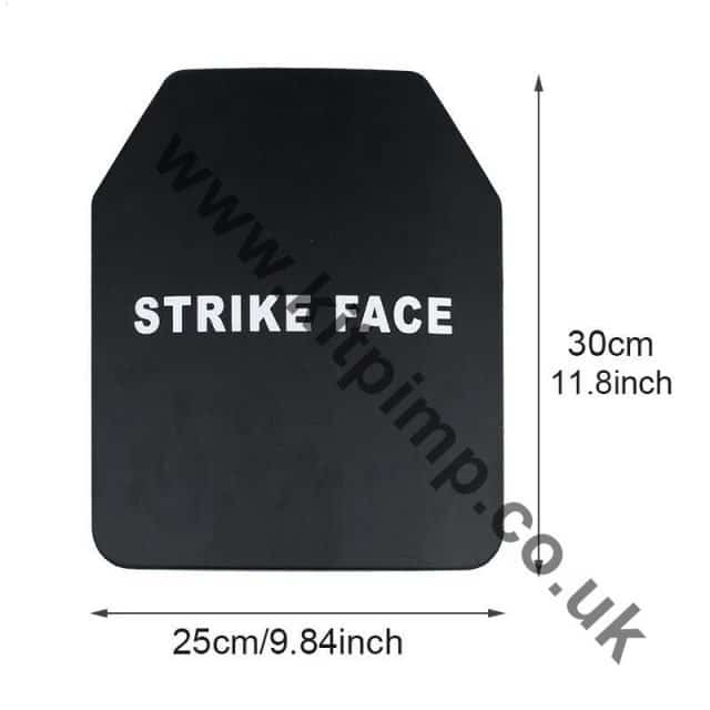 2 x SAPI Plate - Level 4 - 30cm x 25cm Bulletproof Ceramic Plates