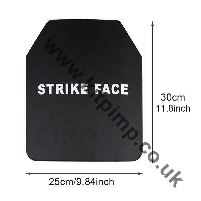 2 x SAPI Plate - Level 4 - 30cm x 25cm Bulletproof Ceramic Plates