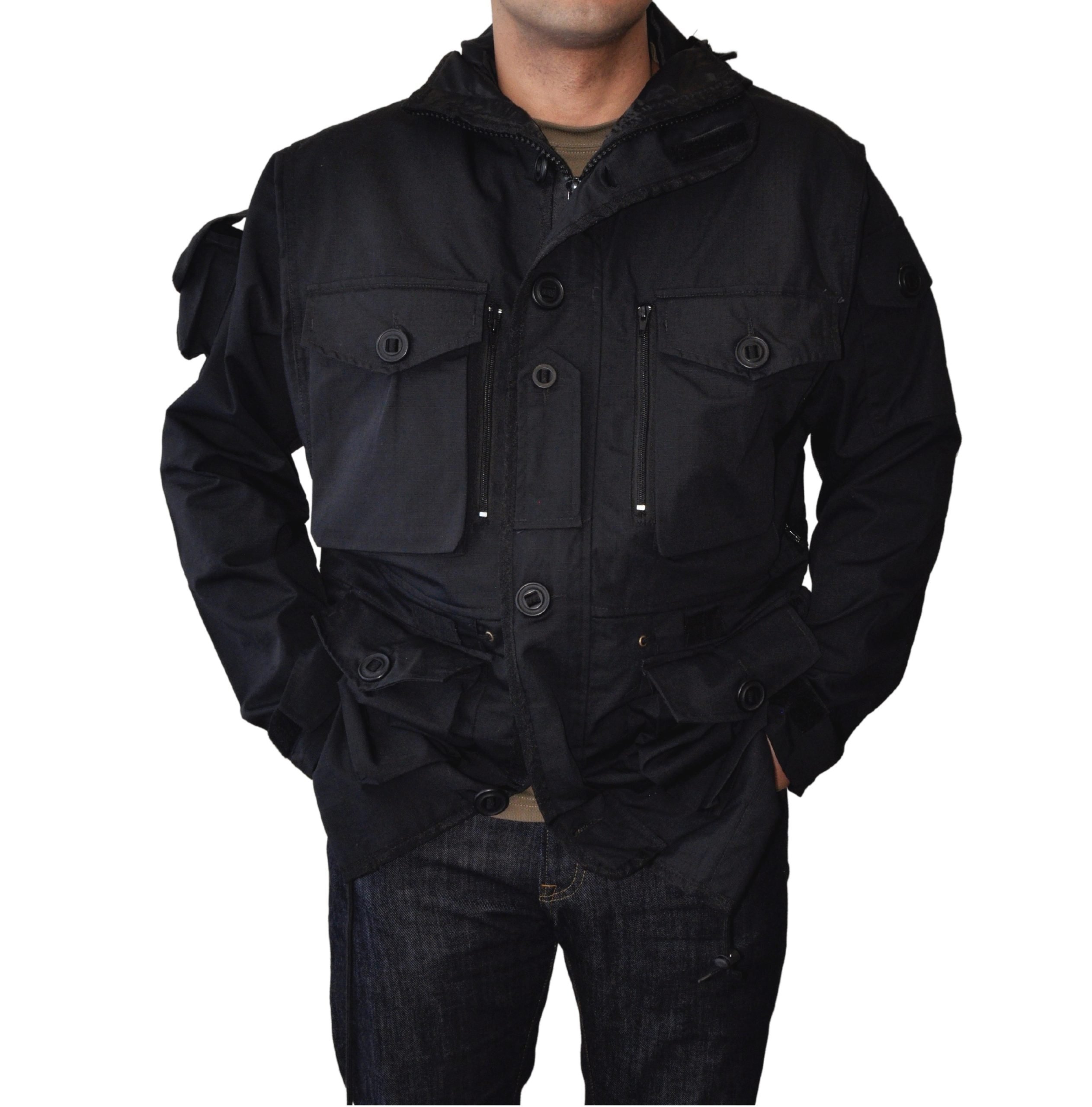 SAS Smock - Black- Windproof