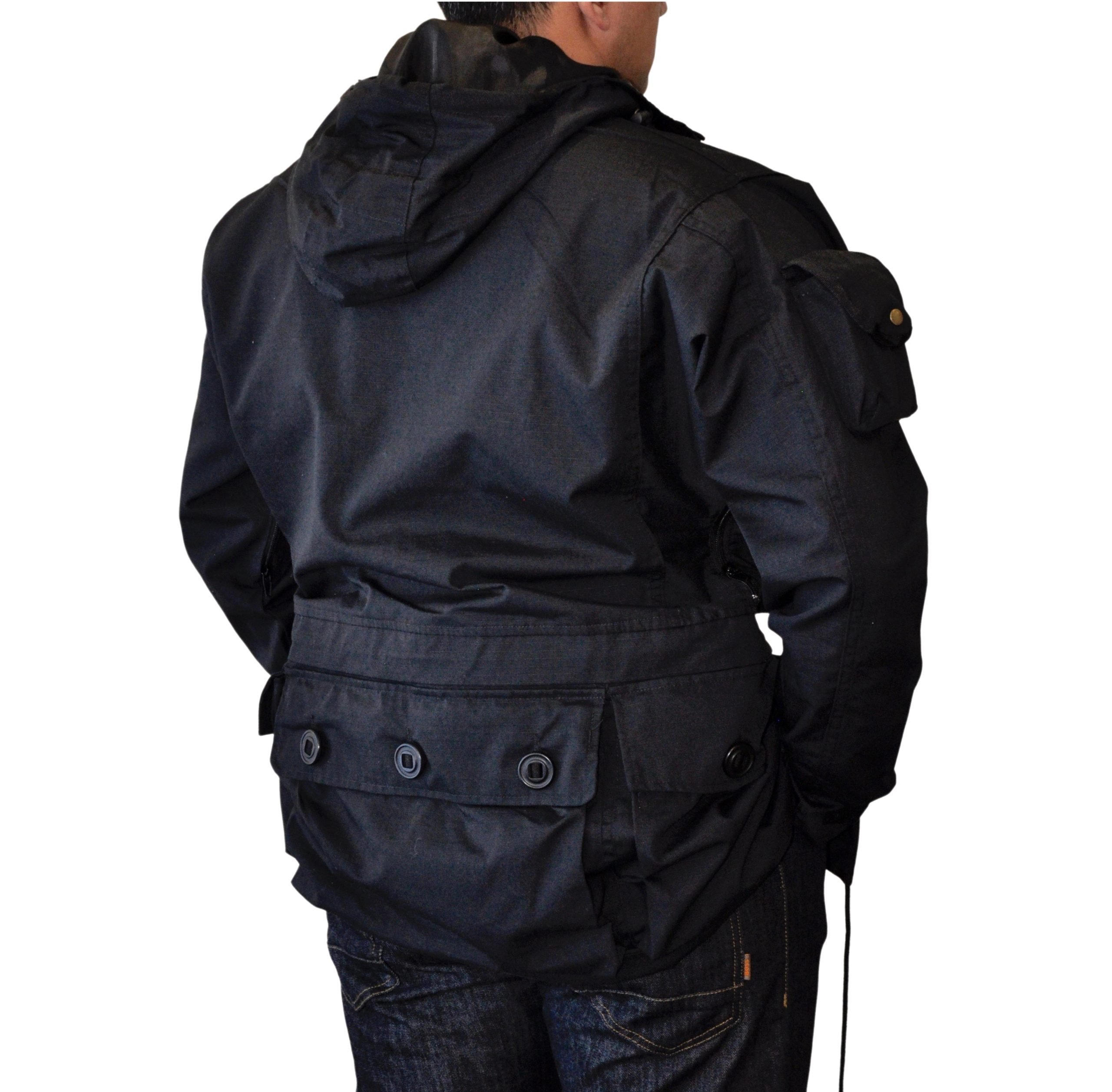 SAS Smock - Black- Windproof