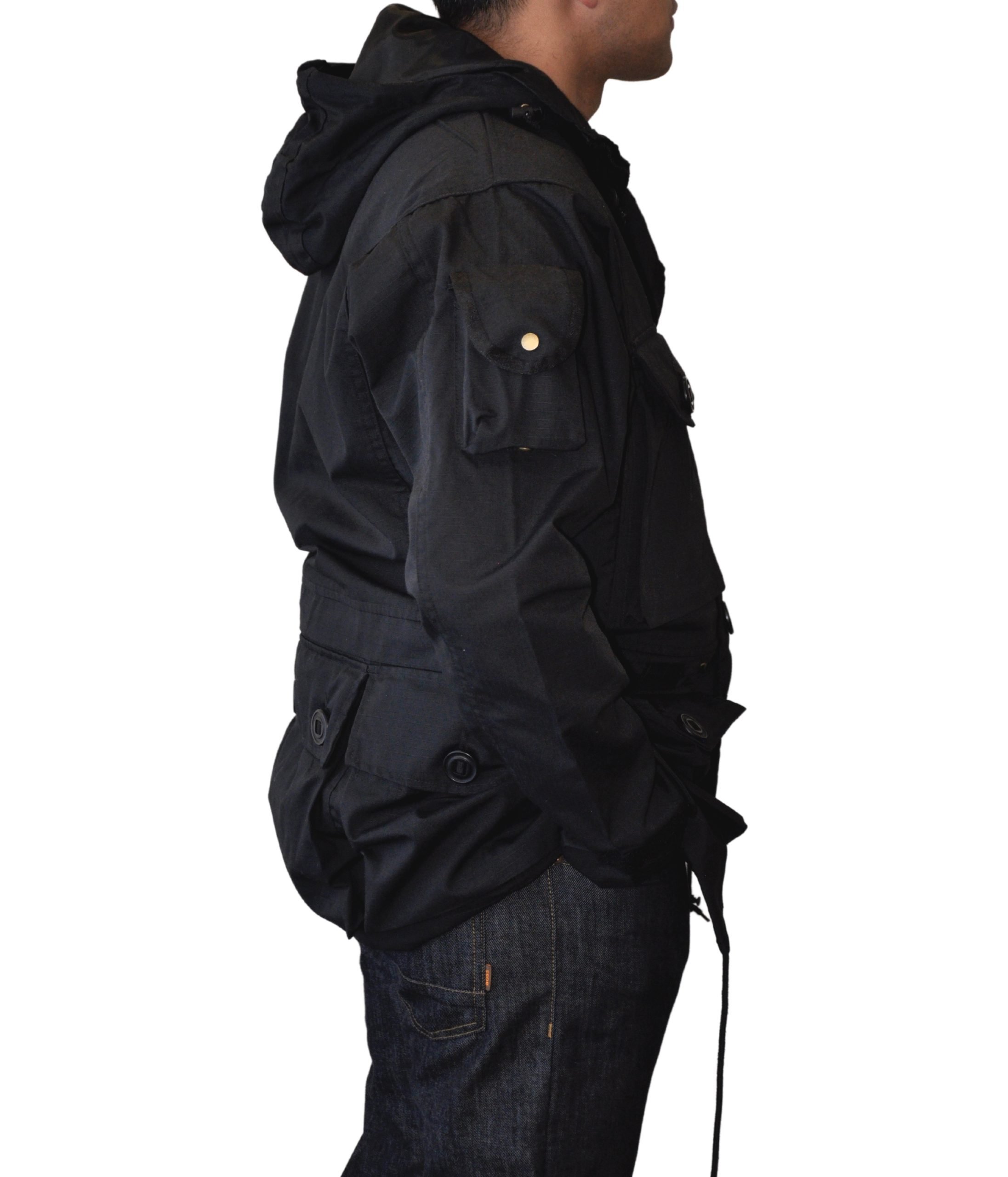 SAS Smock - Black- Windproof